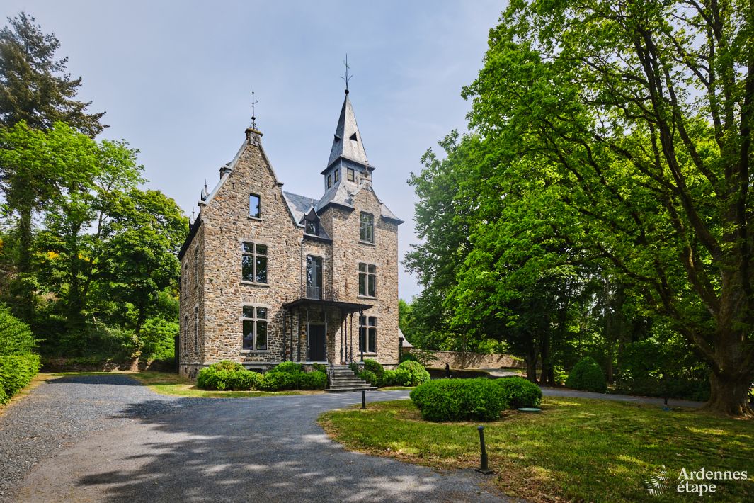 Kasteel in Tenneville: vakantieverblijf voor 18 met zwembad, jacuzzi en ...